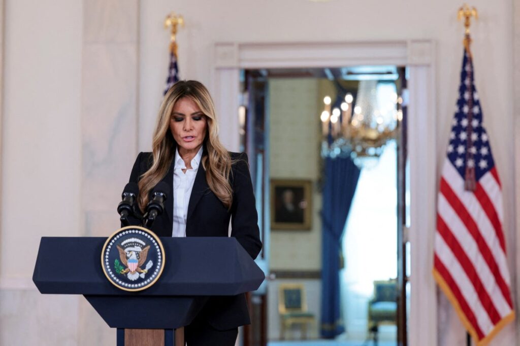 Melania Trump Voices Concerns Over White House East Wing Demolition ...
