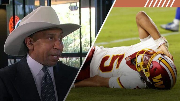 Washington Commanders' Jayden Daniels Suffers Dislocated Elbow - SCRIPT ...